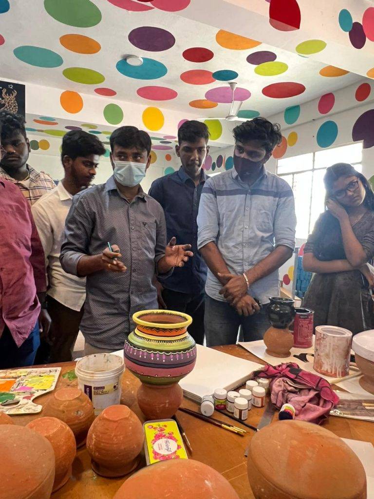 Pot Painting Workshop – Papni School of Fine Arts